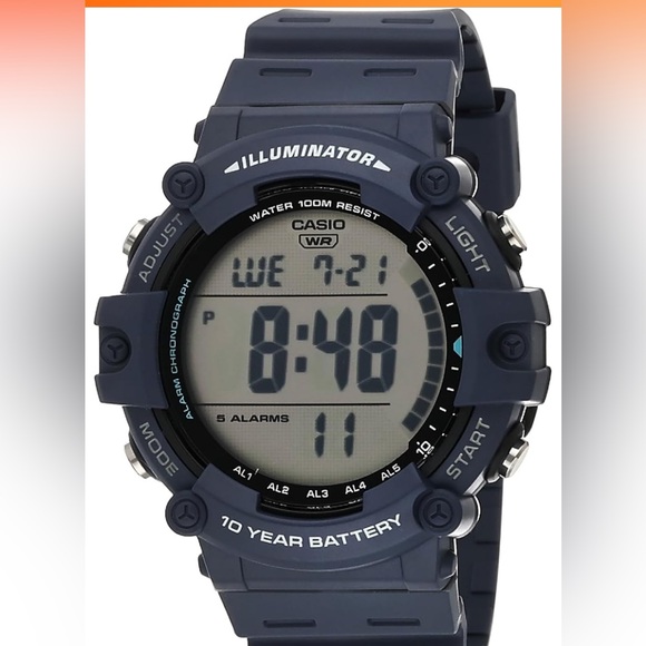 Casio | Accessories | Casio Illuminator Ae50wh Series 10year Battery ...